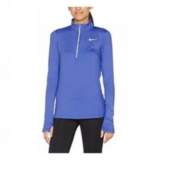 Nike | Tops | Purple Nike Running Half Zip | Poshmark